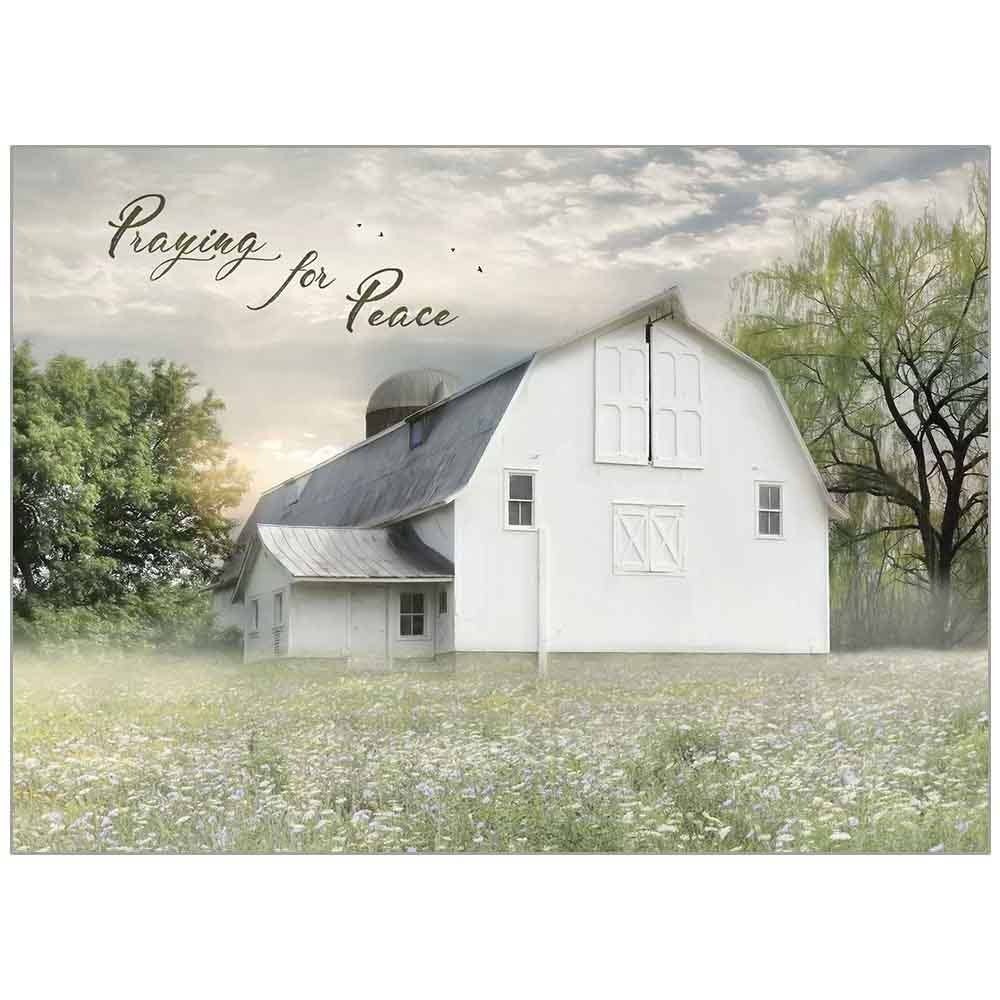 White Barn Sympathy Card | The Old Barn Clothing Store